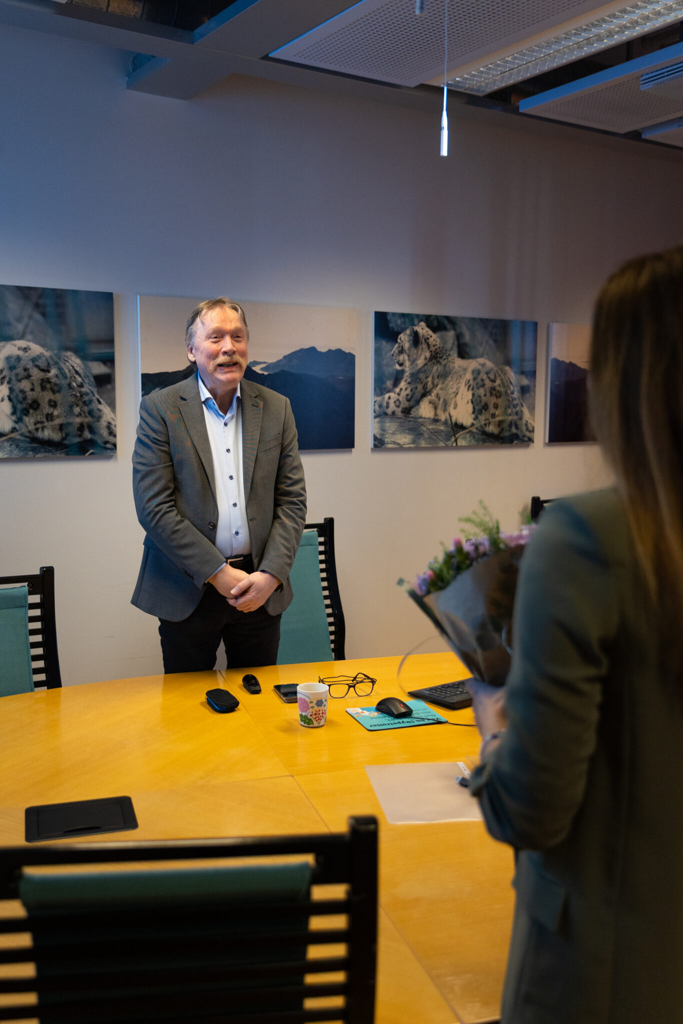 Kronprins Haakon hedret Terje Johansen med kreftforskningsprisen